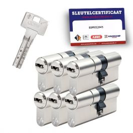 6x gelijksluitende cilindersloten Pfaffenhain Bravus SKG3