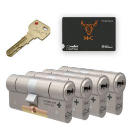 4 gelijksluitende cilindersloten M&C Condor SKG3