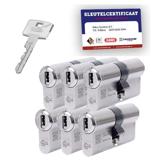 Set van 6 gelijksluitende cilindersloten Pfaffenhain Magtec SKG3